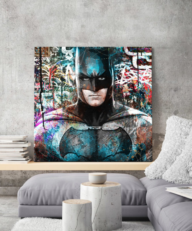 Tableau déco Batman super héros Dc Comics Pop Art - Tableau Deco