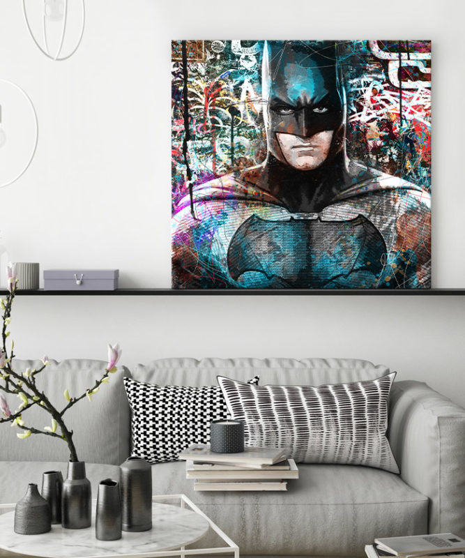 Tableau déco Batman super héros Dc Comics Pop Art - Tableau Deco