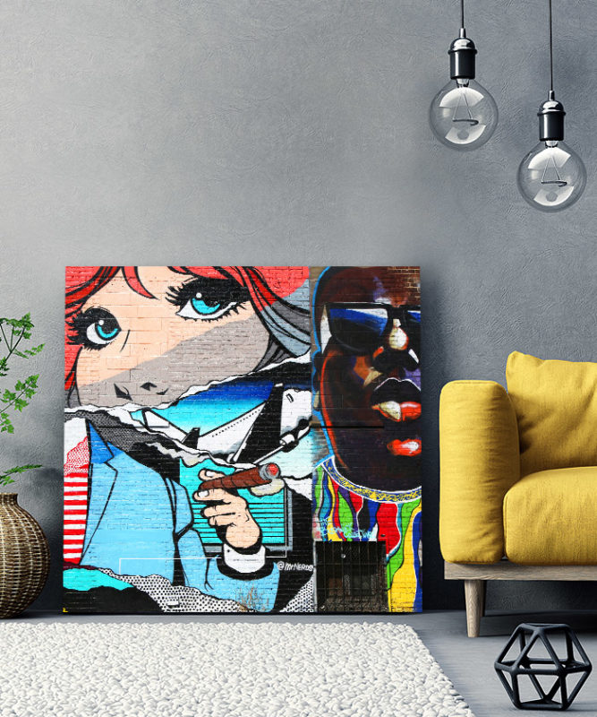 Tableau déco street art New York Wall - Tableau Deco