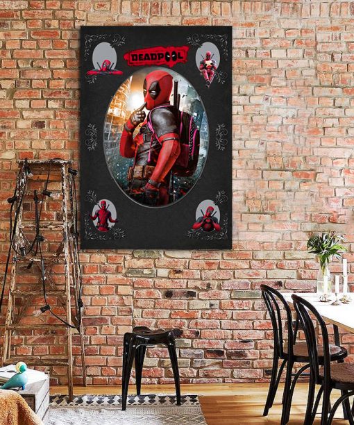 Tableau déco Deadpool ornements - Tableau Deco