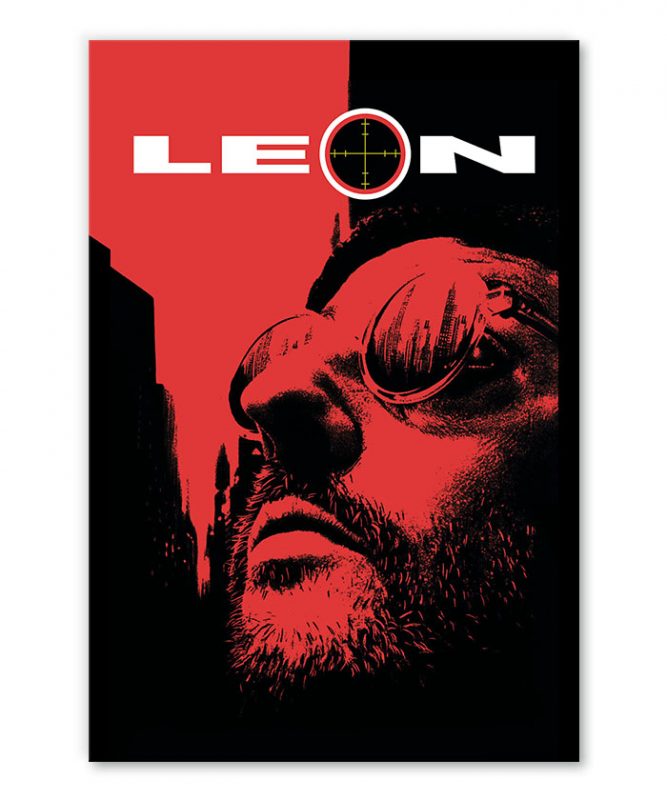 Tableau déco Léon Film de Luc Besson bi-colour - Tableau Deco